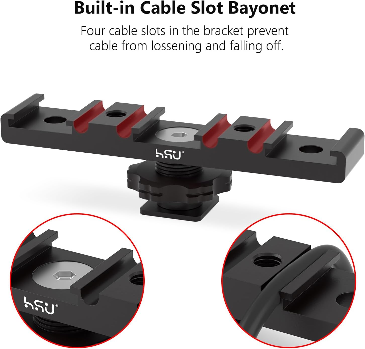HSU Triple-Head Cold Shoe Mount Bracket – HSUSHOP